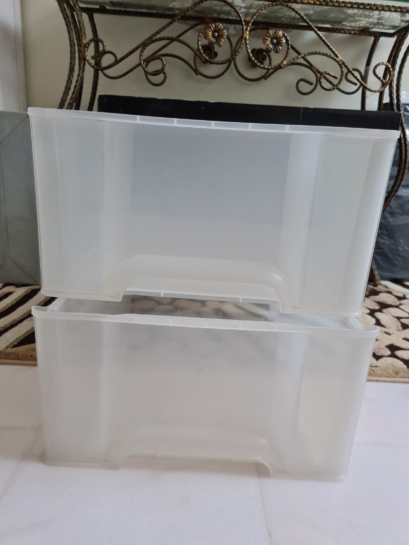 Plastic Storage Box (No cover), Everything Else on Carousell