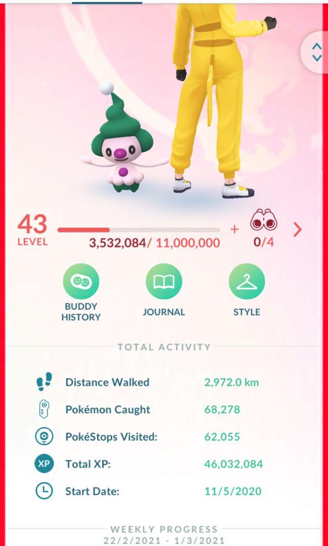 Pokemon Go 300 Shundo Account, Video Gaming, Gaming Accessories, Game ...