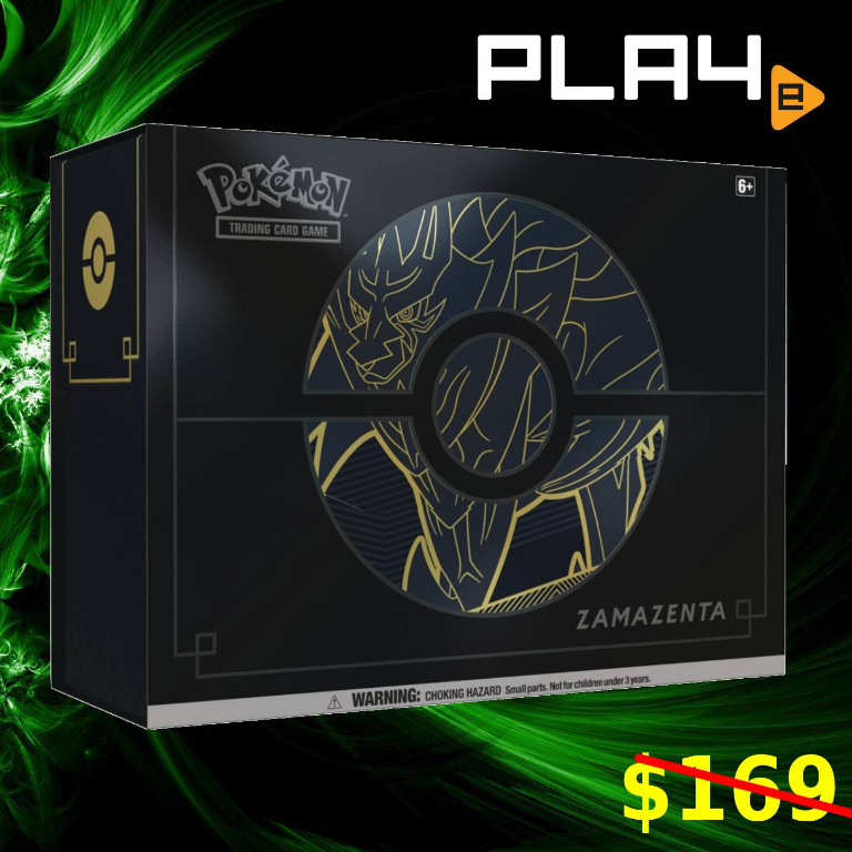Pokemon SWSH Zamazenta Elite Trainer Box Plus (7071284) Brand New ...