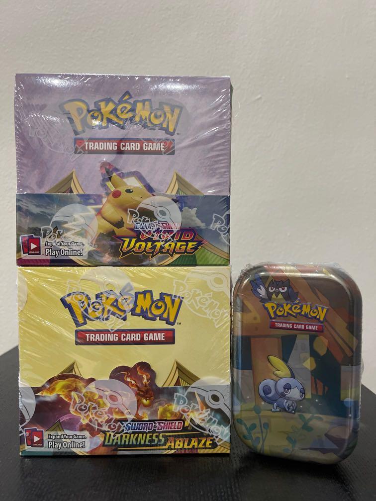 Pokemon TCG - Sealed booster box and tin, Toys & Games, Board Games ...