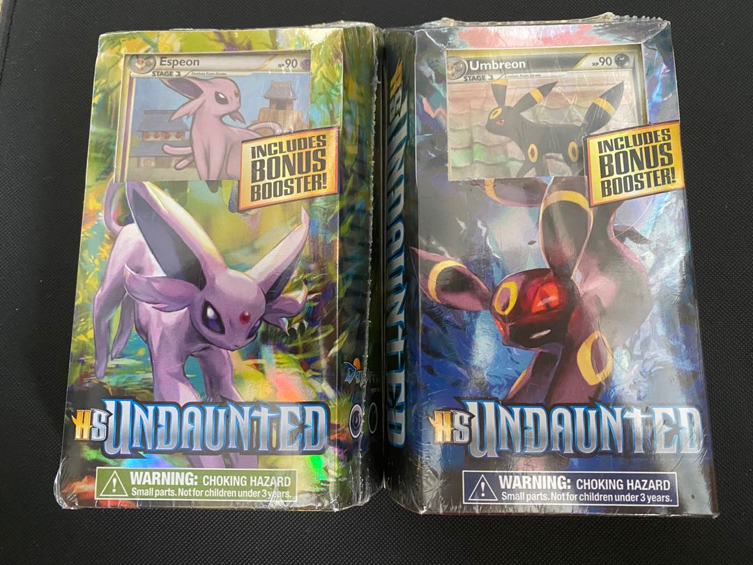 Pokémon TCG HS Undaunted Umbreon + Espeon Pokemon, Hobbies & Toys, Toys ...