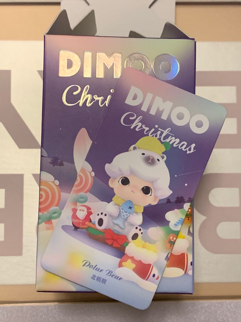 Popmart Dimoo Christmas Polar Bear, Toys & Games, Bricks & Figurines on ...