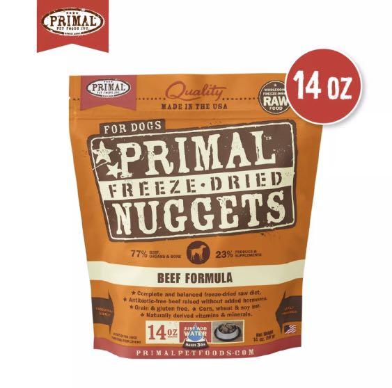 Primal beef for dogs (opened pack), Pet Supplies, Pet Food on Carousell