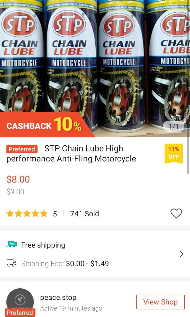 Lazada and Shopee Best Selling Chain lube STP Motorcycle Chain Lube ...