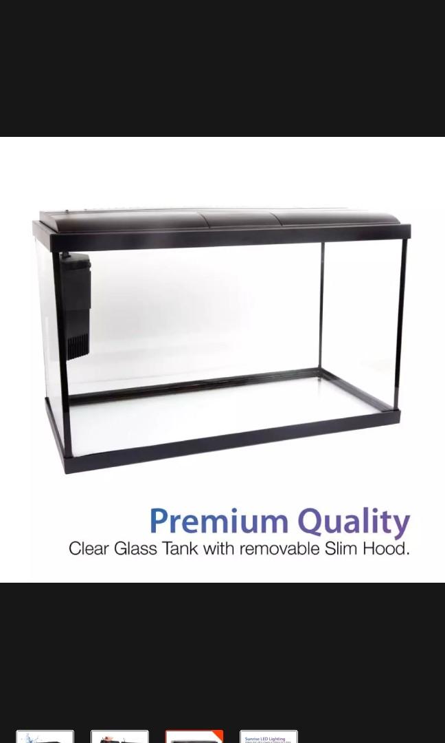Resun 18.9L 5 Gallon Fish Tank, Pet Supplies, Homes & Other Pet ...