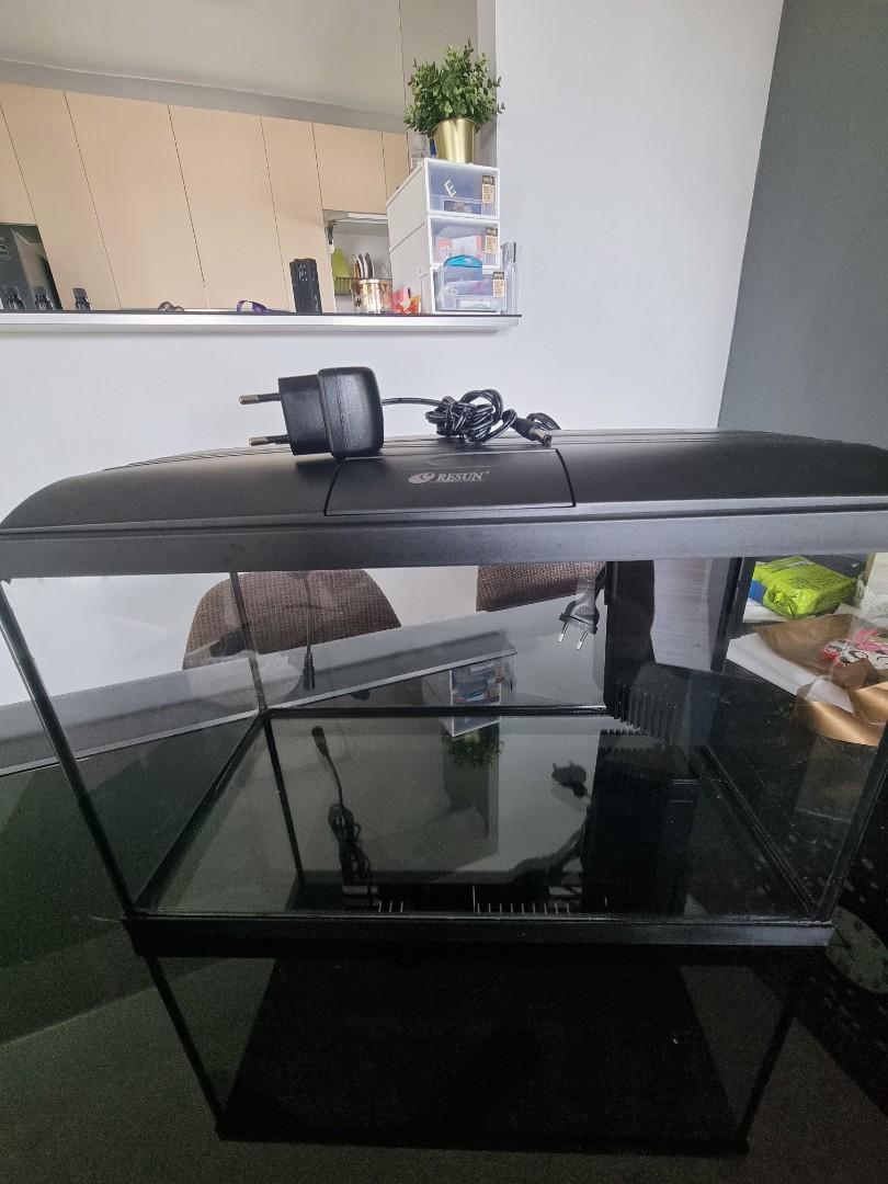 Resun 18.9L 5 Gallon Fish Tank, Pet Supplies, Homes & Other Pet ...