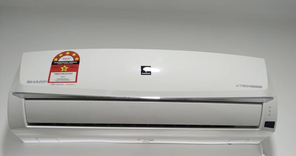 Sharp Aircond J-Tech Inverter 1.0HP, TV & Home Appliances, Kitchen ...