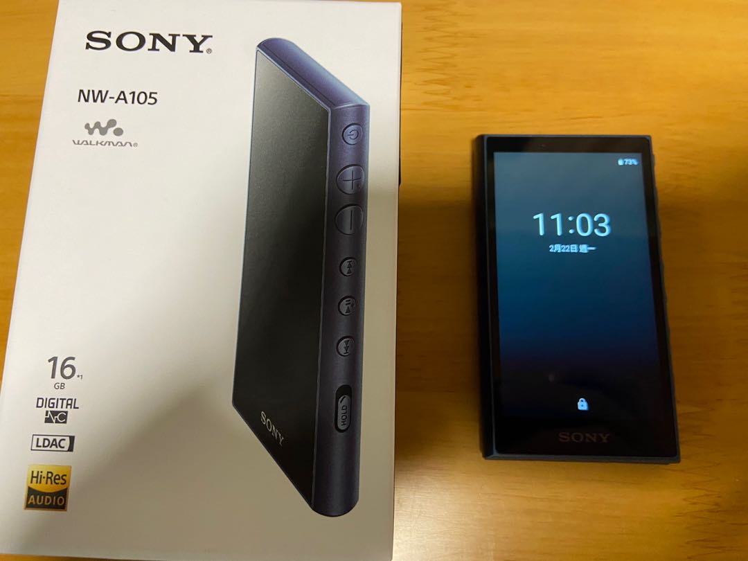 sony nw-a105 walkman, 音響器材, 可攜式音響設備 - Carousell