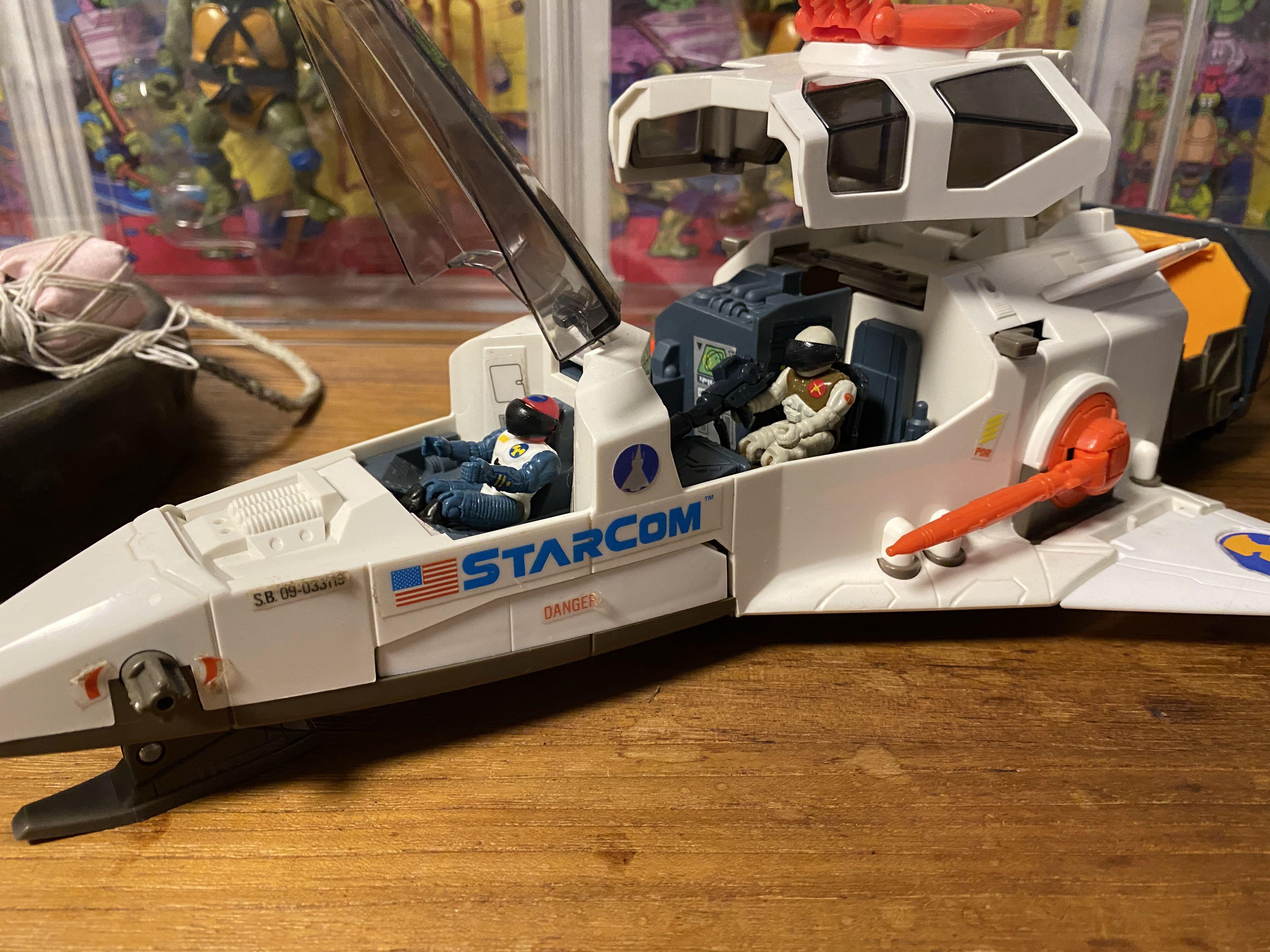 Starcom,starmax bomber, shadow bat, parasite,Mattel ,Coleco, hot toys ...