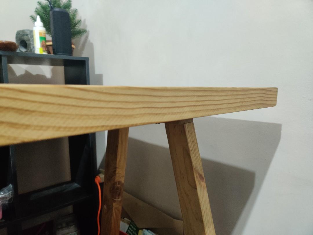 Pine Wood Computer Desk Or Dining Table, Furniture & Home Living ...