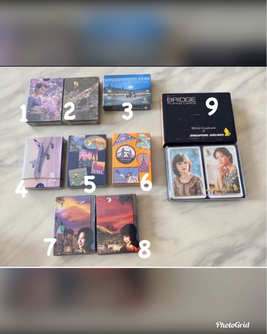 Vintage SIA playing Cards, Hobbies & Toys, Memorabilia & Collectibles ...