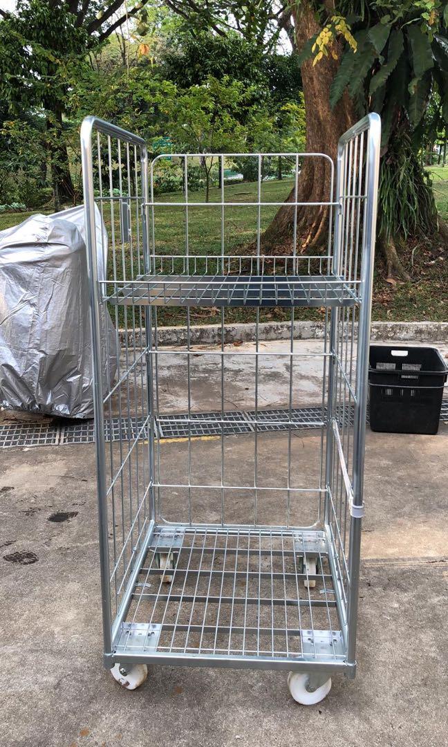 warehouse storage trolley heavy duty, Everything Else on Carousell