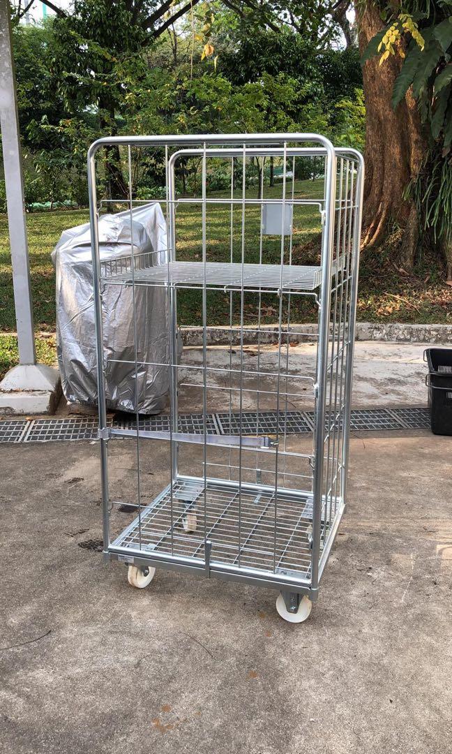 warehouse storage trolley heavy duty, Everything Else on Carousell