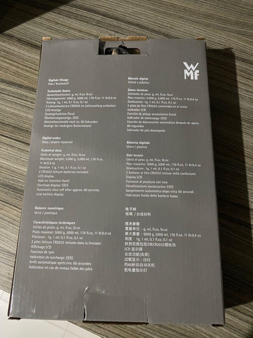 WMF digital weighing scale, Furniture & Home Living, Kitchenware ...