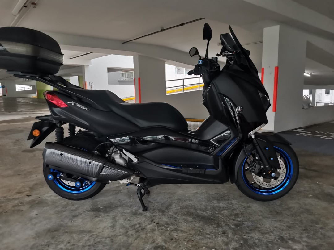 Xmax rim wrapping, Motorcycles, Motorcycle Apparel on Carousell