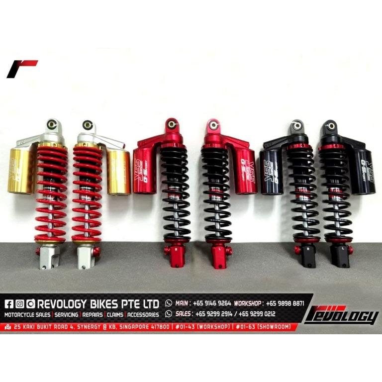 YAMAHA AEROX 155 YSS SUSPENSION SHOCK ABSORBER 3 COLOURS VARIANTS ...
