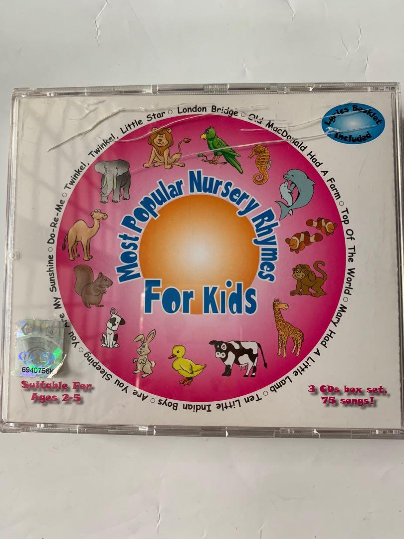 3 CDs box set - Most Popular Nursery Rhymes for Kids, Hobbies & Toys ...