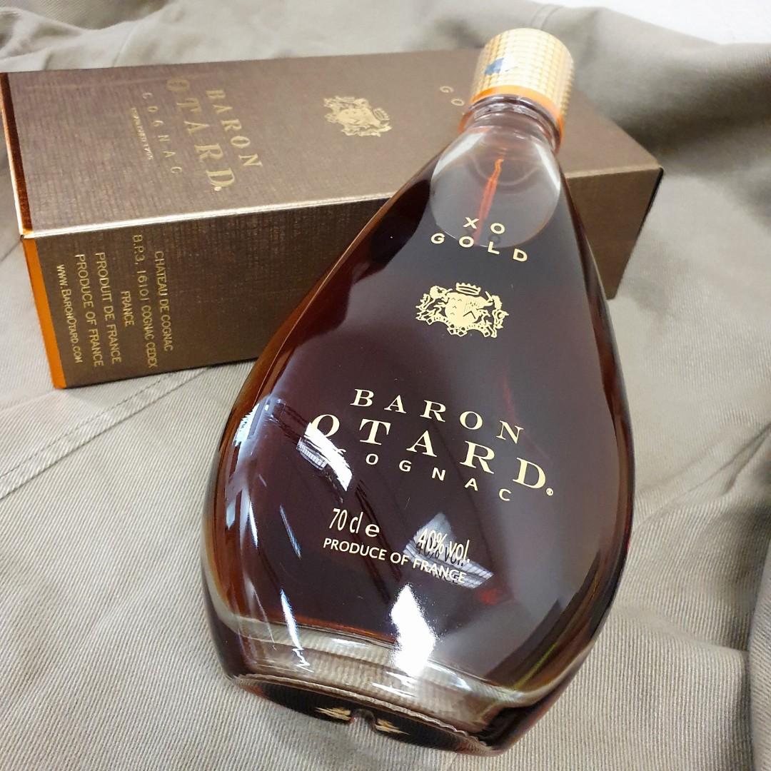 Baron Otard Cognac 700ml (XO Gold), Food & Drinks, Alcoholic Beverages ...