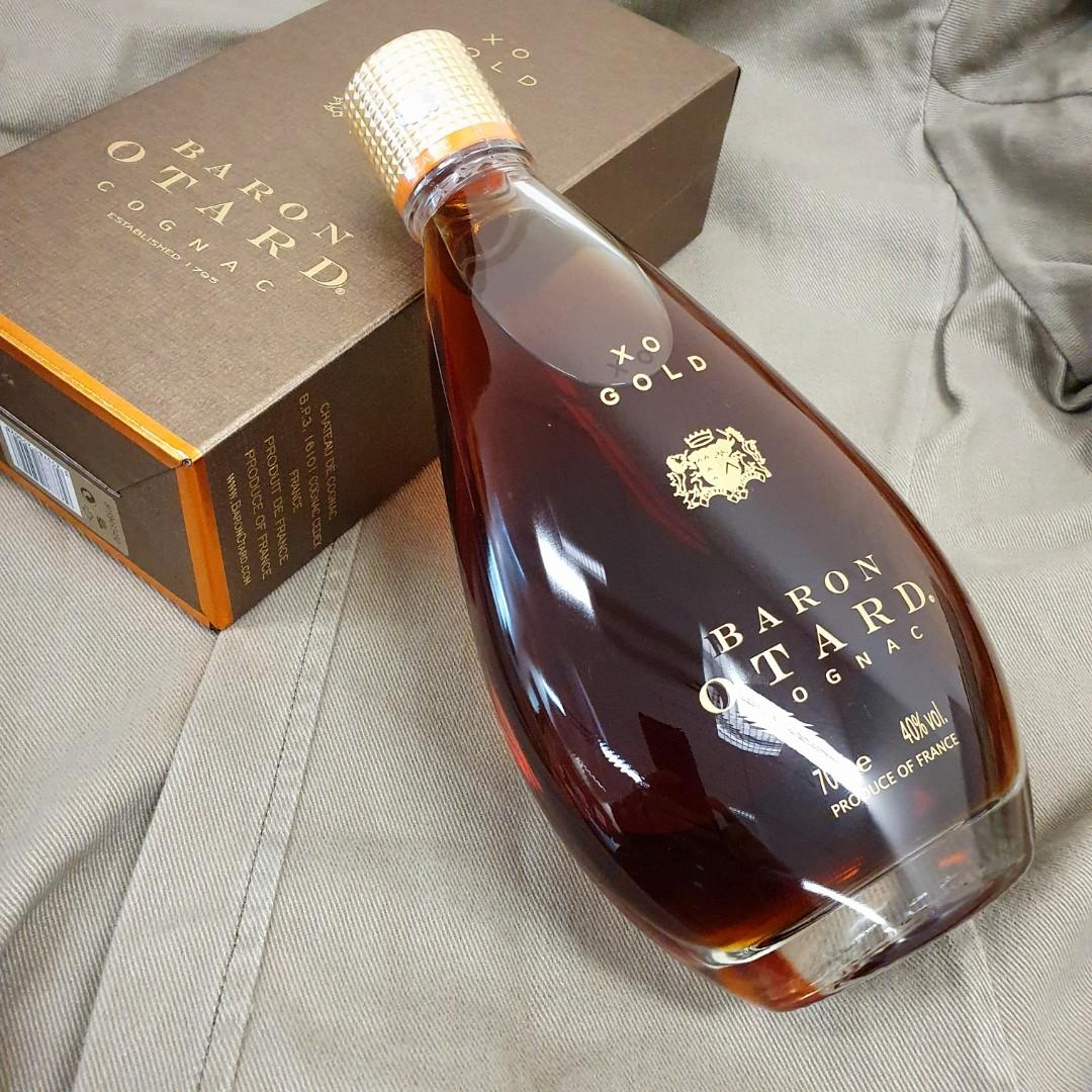 Baron Otard Cognac 700ml (XO Gold), Food & Drinks, Alcoholic Beverages ...
