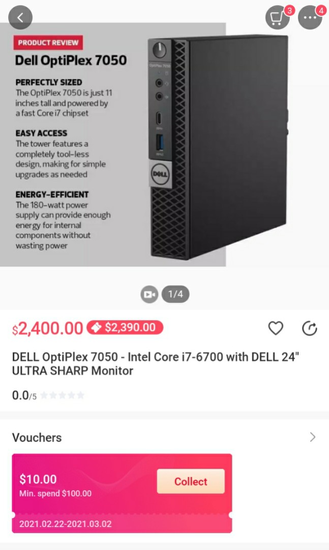 Complete Dell i7 Mini PC setup with Ultrasharp monitor, Computers ...