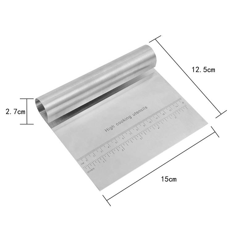 Dough Scraper DIY Baking Shaving Cutter Scale Cutters Pizza Bread ...