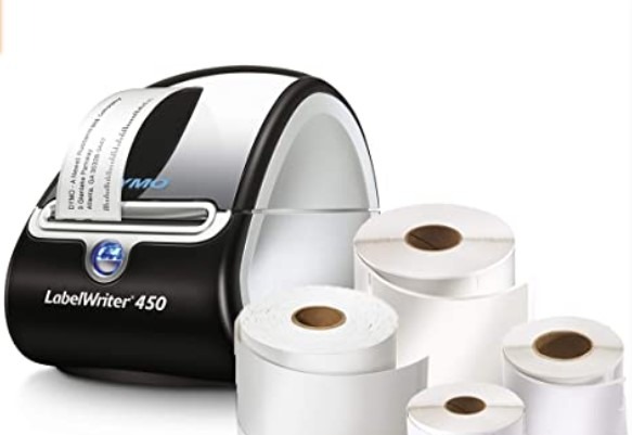 DYMO LabelWriter 550 Super Bundle - FREE Label Printer with 1200 pieces ...