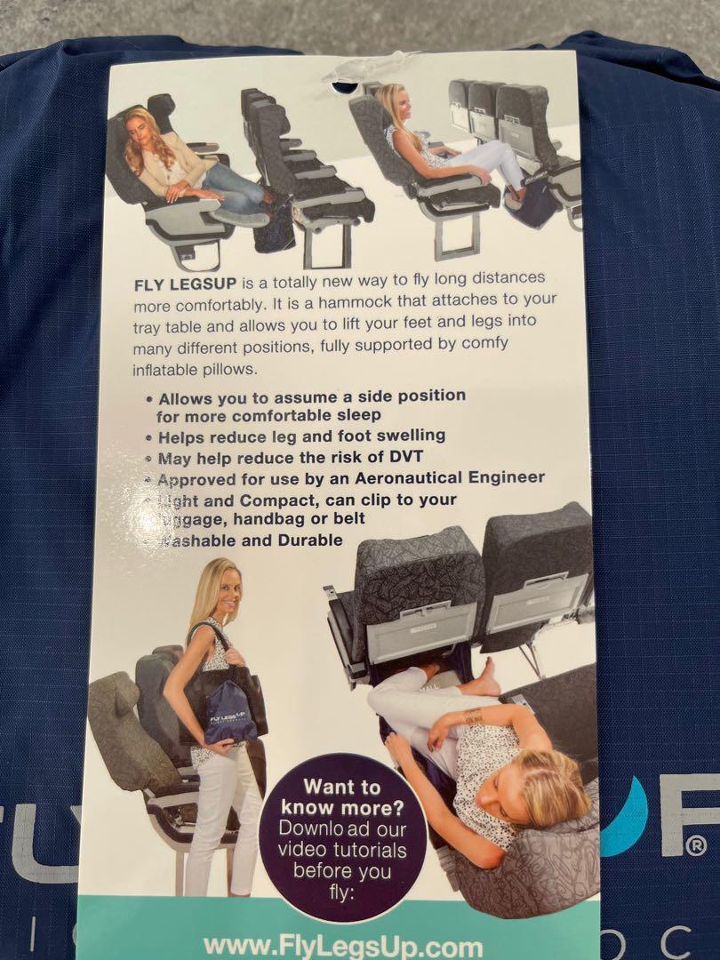 Fly Legs Up flight hammock, Travel, Travel Essentials, Travel ...