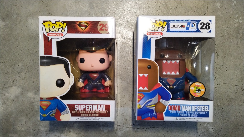 Funko Pop Man of Steel Set, Hobbies & Toys, Toys & Games on Carousell