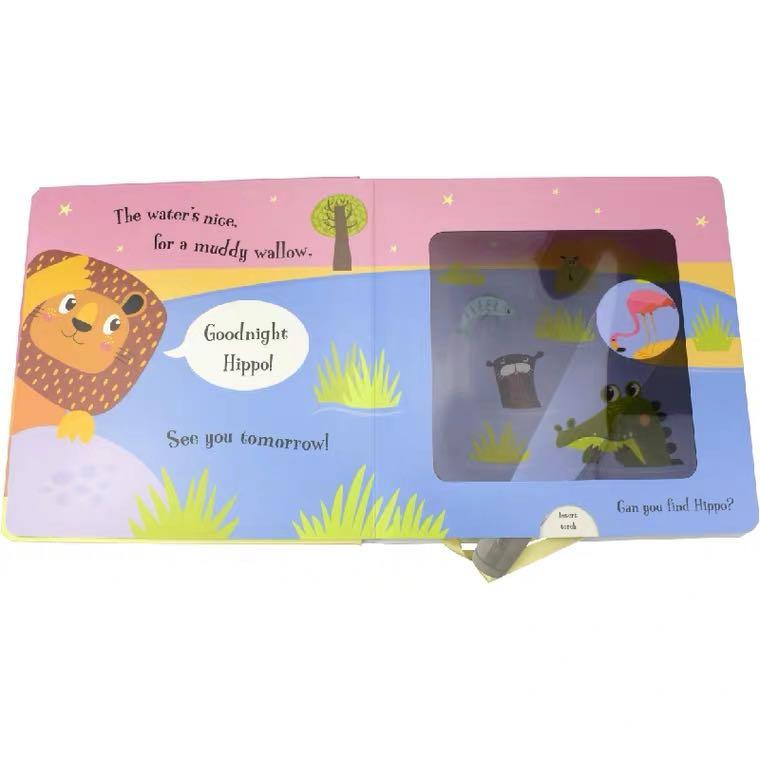 Goodnight bear/Lion/Frog/monkey : A magic torch book, Hobbies & Toys ...