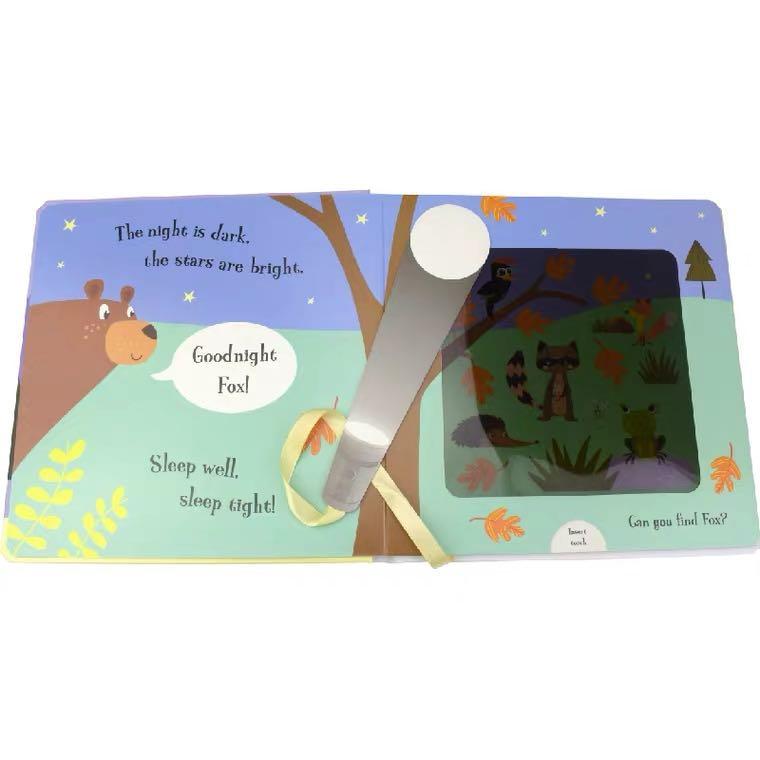 Goodnight bear/Lion/Frog/monkey : A magic torch book, Hobbies & Toys ...