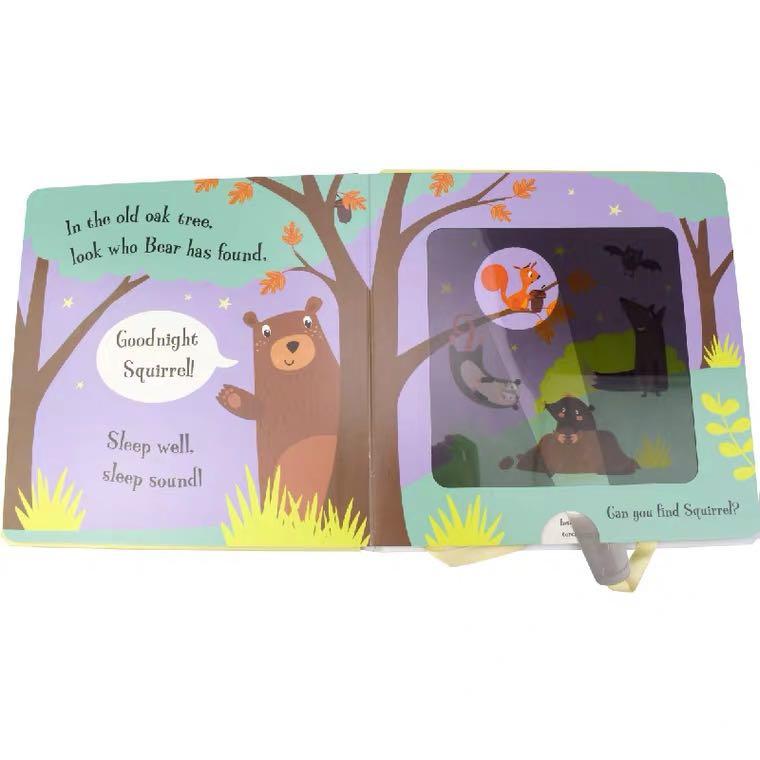 Goodnight bear/Lion/Frog/monkey : A magic torch book, Hobbies & Toys ...