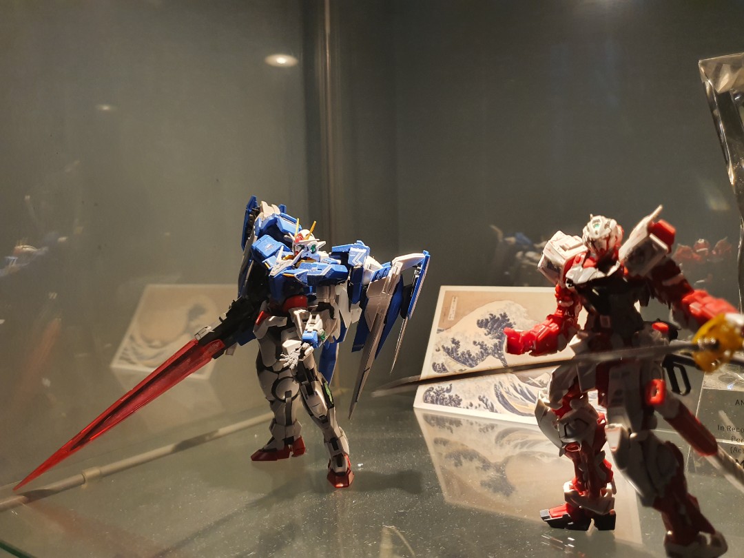 Gundam.(RG) 00 raiser & red astray frame, Hobbies & Toys, Toys & Games ...