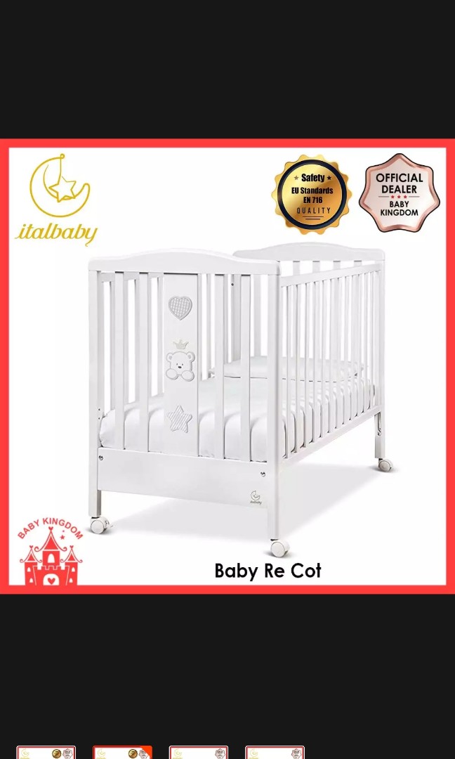 Italbaby real wood baby cot, Babies & Kids, Baby Nursery & Kids ...