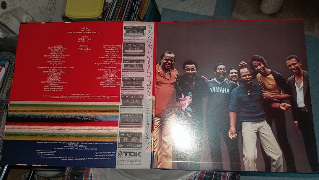 JAZZ名盤 付側紙 FUSE ONE SILK 日本版 舊版 黑膠 LP STANLEY CLARKE / RONNIE FOSTER ...