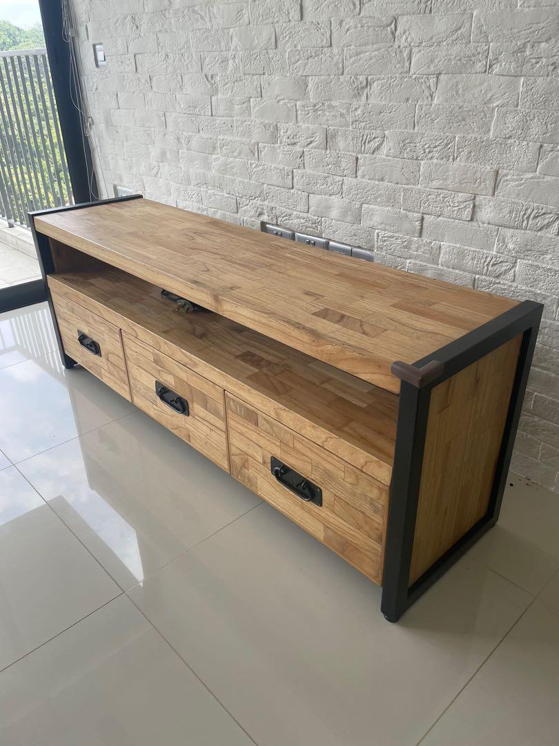 Modern Industrial Tv Console Hipvan Furniture And Home Living