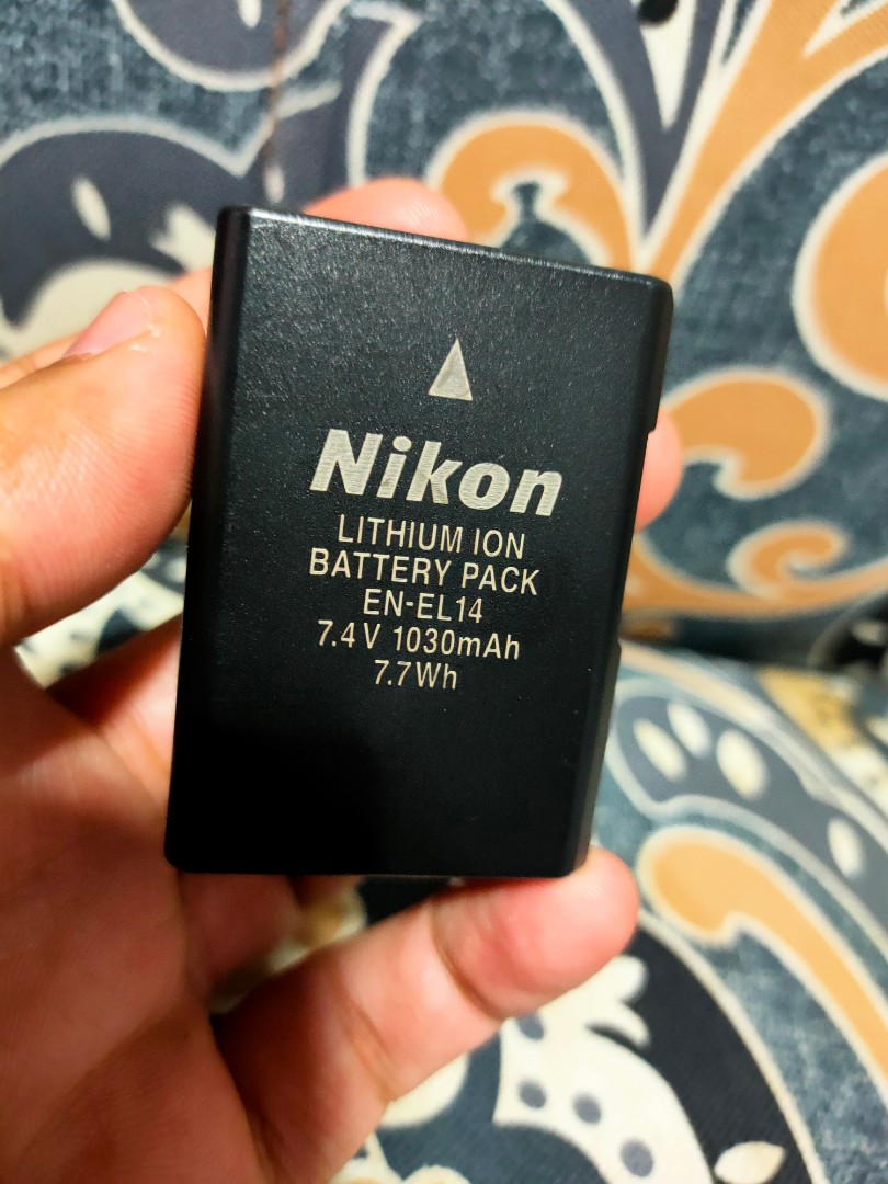 Nikon EN-EL14 battery for d3300 d3200 d3100 d3400 d5100 d5200 d5500 ...