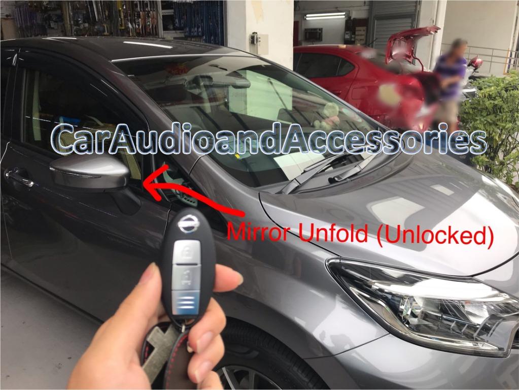 Nissan Note 2013 to 2020 - Auto Fold mirror module installed - *When ...