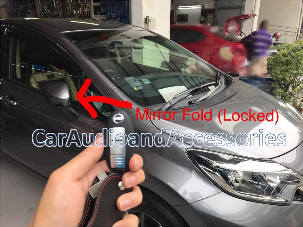 Nissan Note 2013 to 2020 - Auto Fold mirror module installed - *When ...