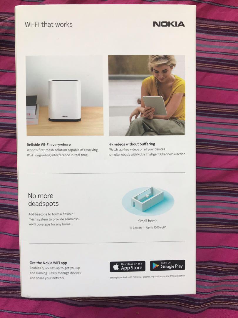 Nokia Wifi - Mesh Router System AC1200, Computers & Tech, Parts ...