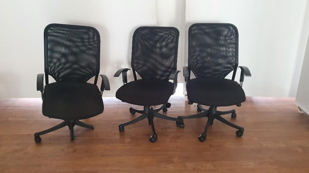 Office Chairs (base defect), Furniture & Home Living, Furniture, Chairs ...