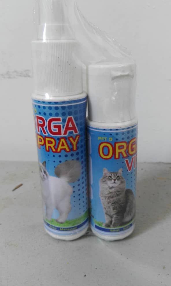 Orga Vit & Orga Spray, Pet Supplies, Pet Food on Carousell