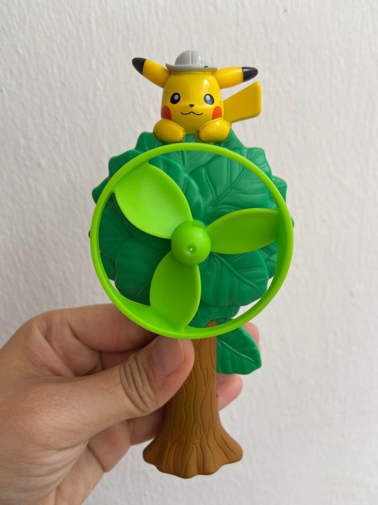 FREE Pikachu Handy Fan Happy Meal Macdonalds, Hobbies & Toys, Toys ...