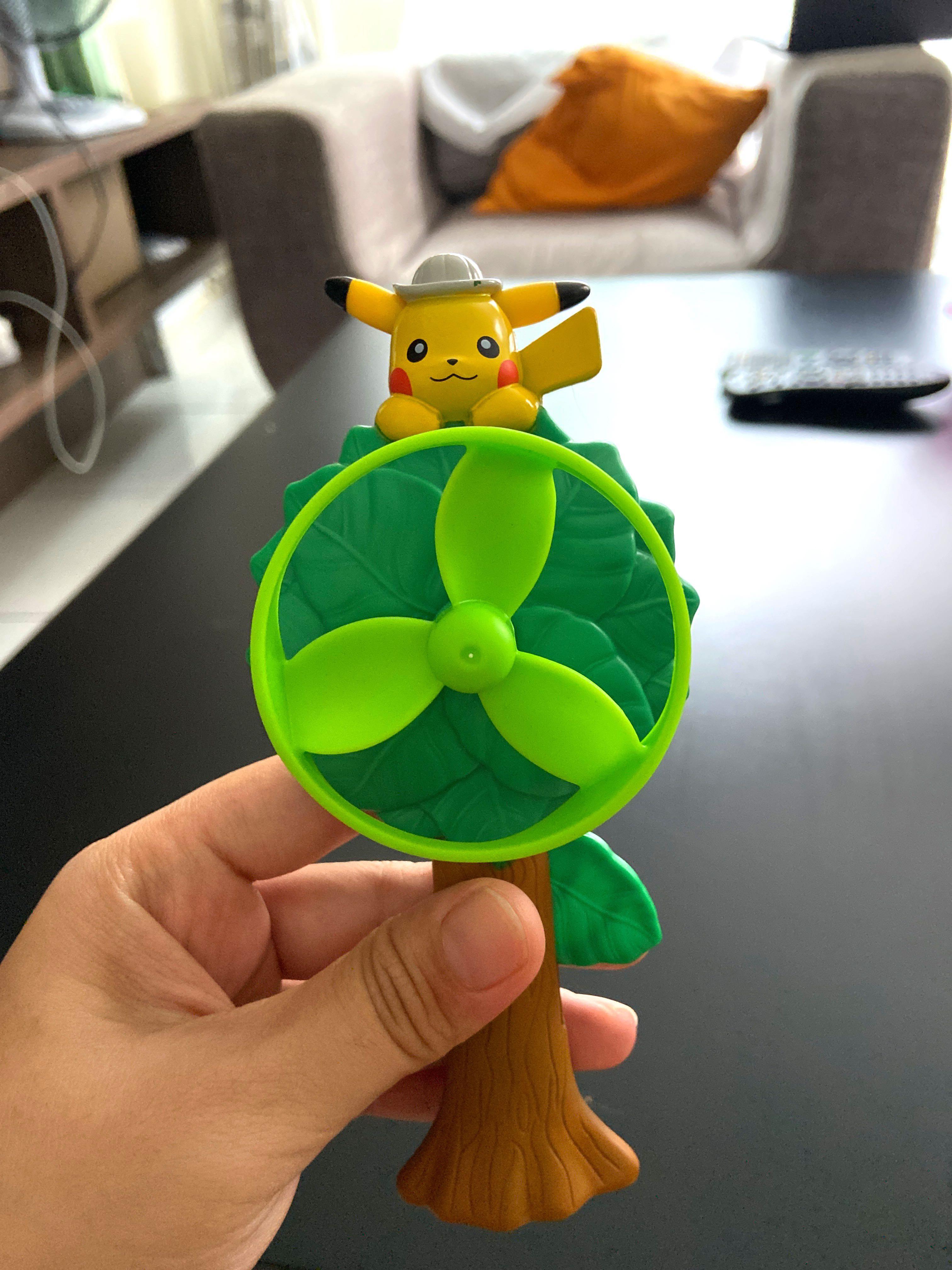 FREE Pikachu Handy Fan Happy Meal Macdonalds, Hobbies & Toys, Toys ...