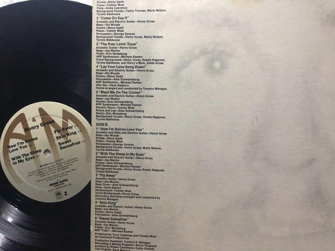 LP Henry Gross VINYL RECORD Anubis Piring Hitam Pop, Hobbies & Toys ...