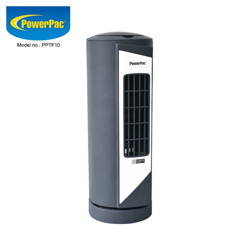 PowerPac Mini Tower Fan 9 Inches With Oscillation (PPTF10), Furniture ...