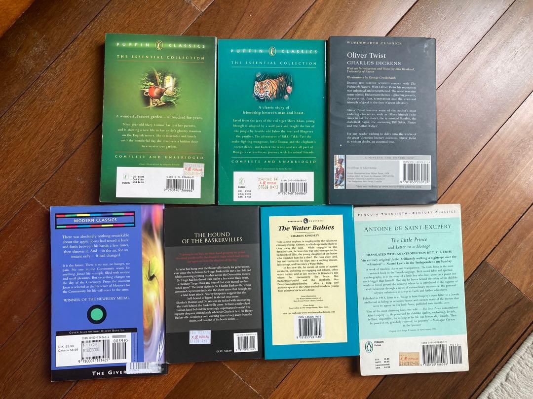 Puffin classics: children’s books. Jungle book, secret garden, hound of ...