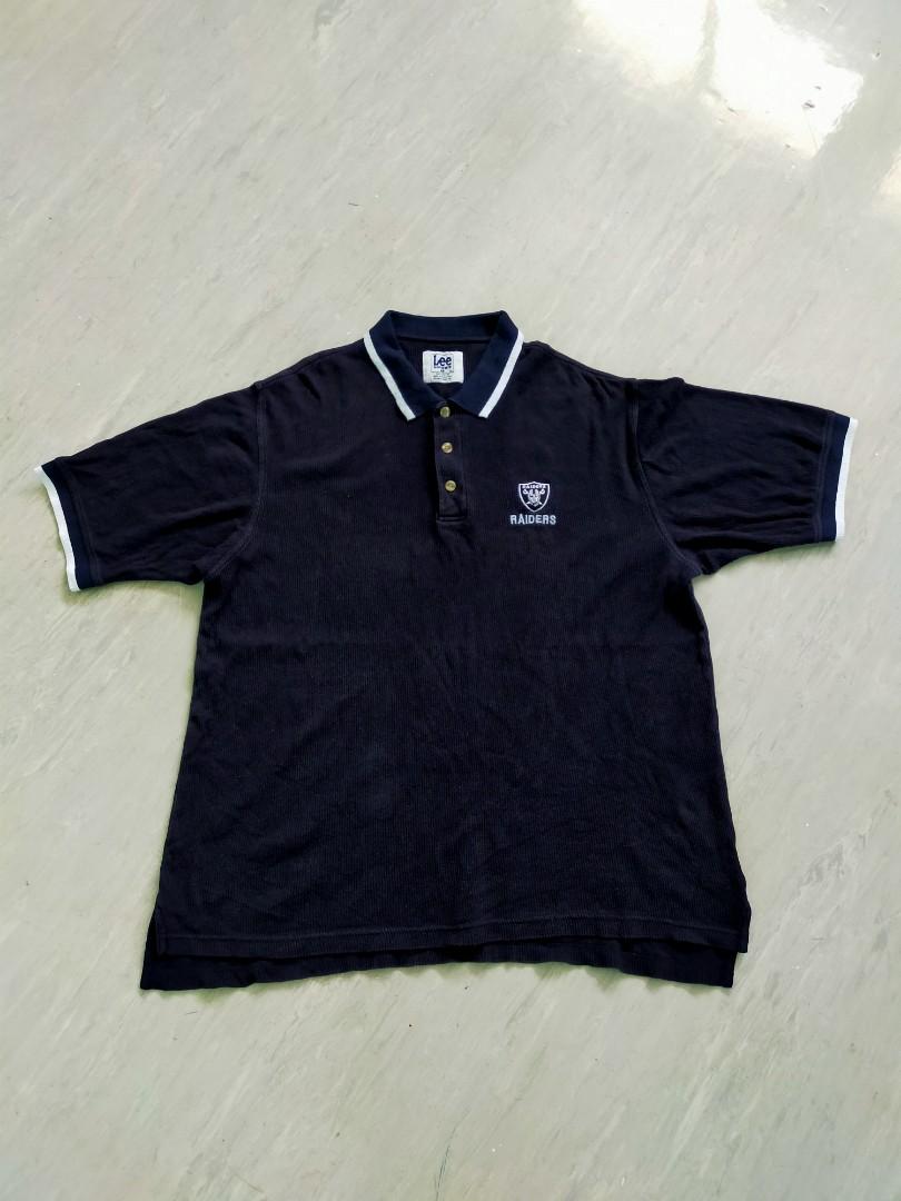RAIDERS tags Lee sport collar shirt, Men's Fashion, Tops & Sets ...