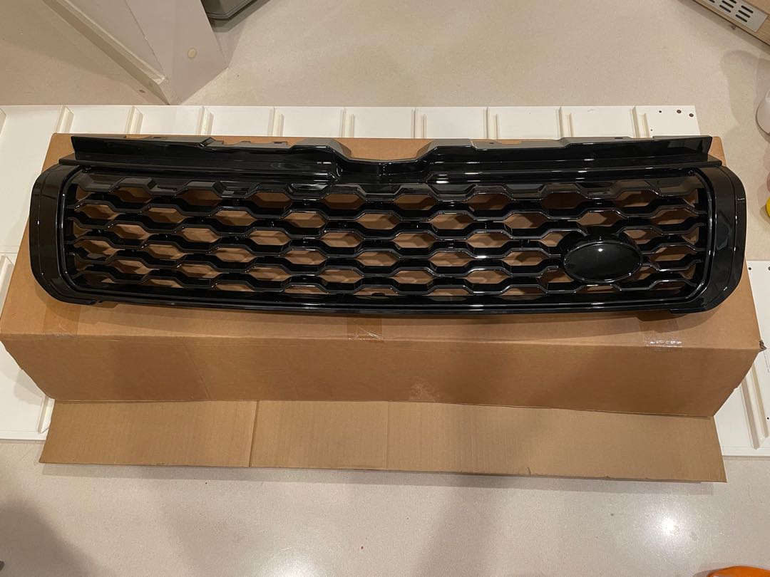 Range Rover Evoque Front Grille Upgrade Gloss Black Dynamic, Car ...