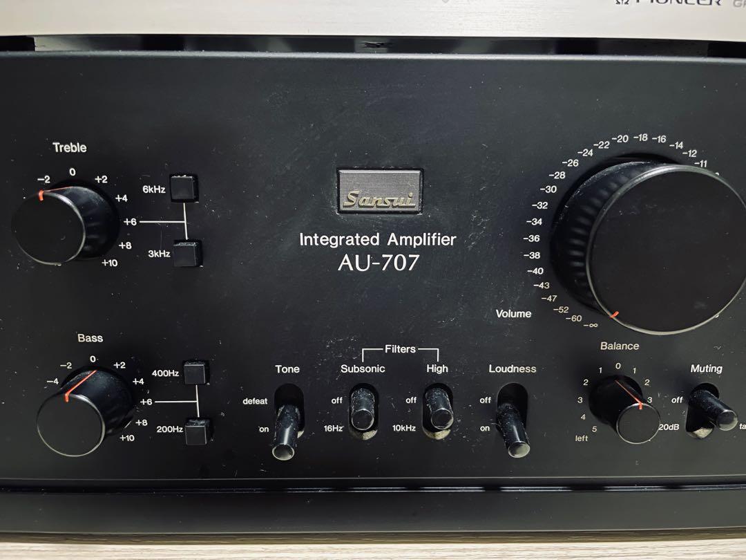 Sansui AU 707 (100VAC) Amplifier, Audio, Other Audio Equipment on Carousell