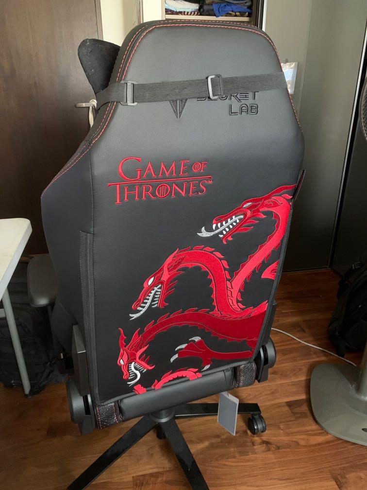 SecretLab House Targaryen Omega gaming chair, Furniture & Home Living ...